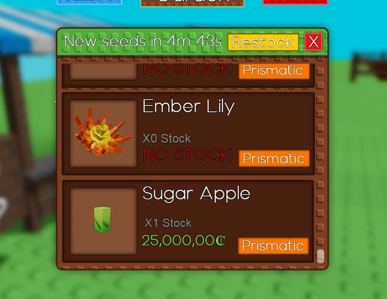 Sugar Apple hasn't been it stock yet! | Fandom