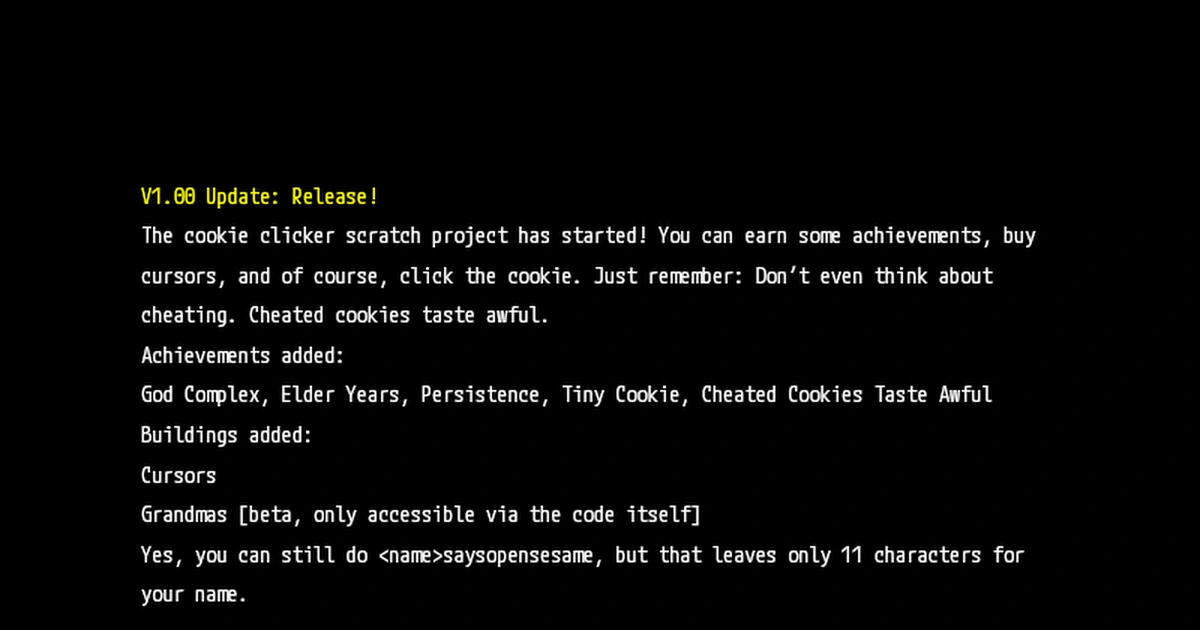 I made Cookie Clicker in Scratch! | Fandom