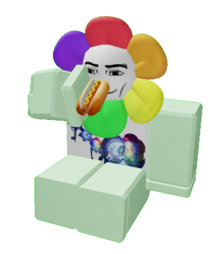 Dandy eating a hotdog | Fandom