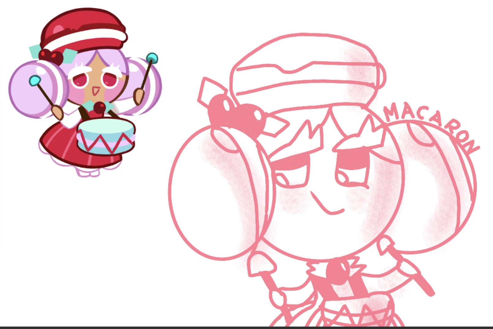 Macaron Cookie Sketch | Fandom