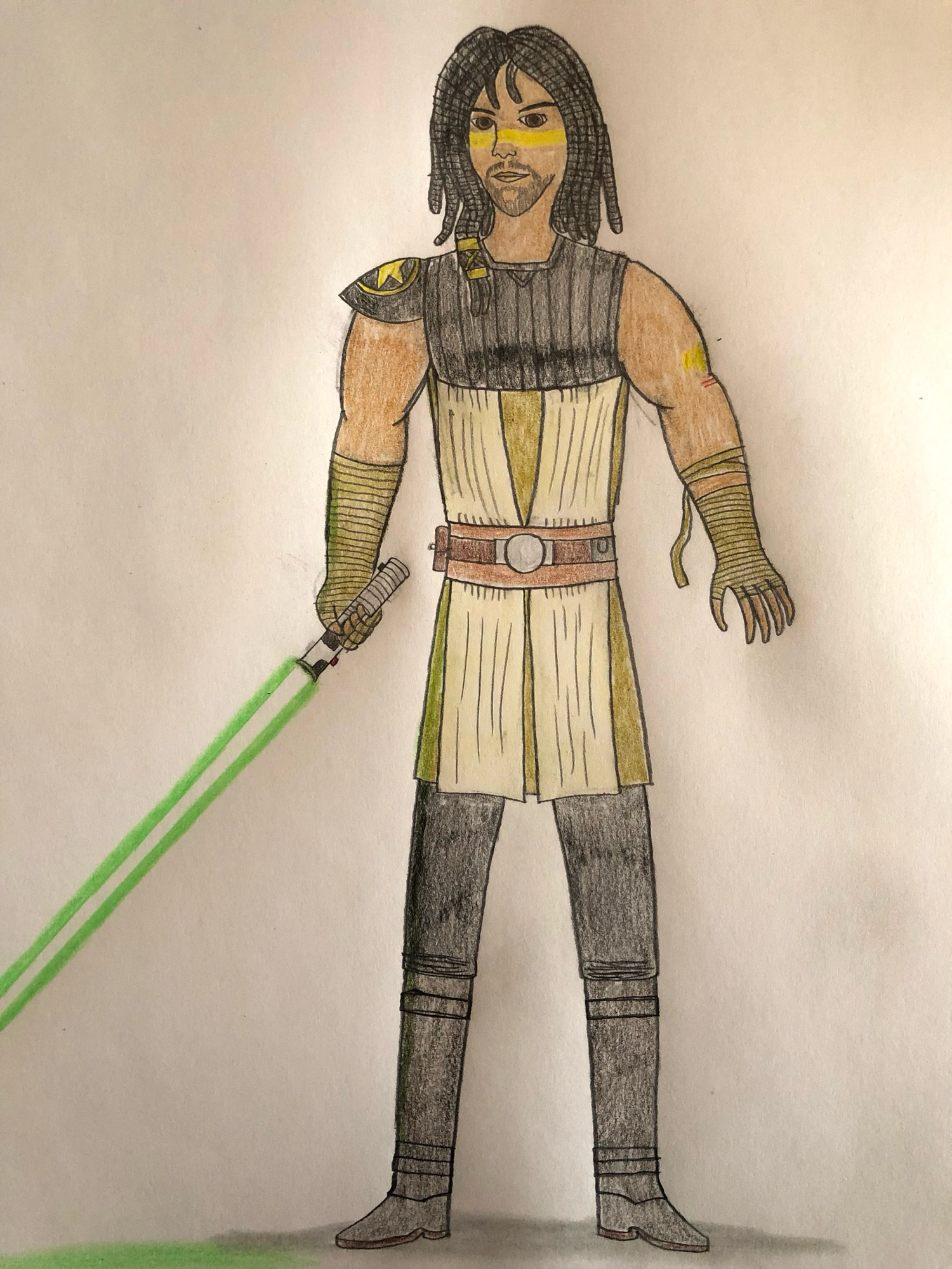 🎨 {TCW} My Drawing of Jedi Master Quinlan Vos | Fandom