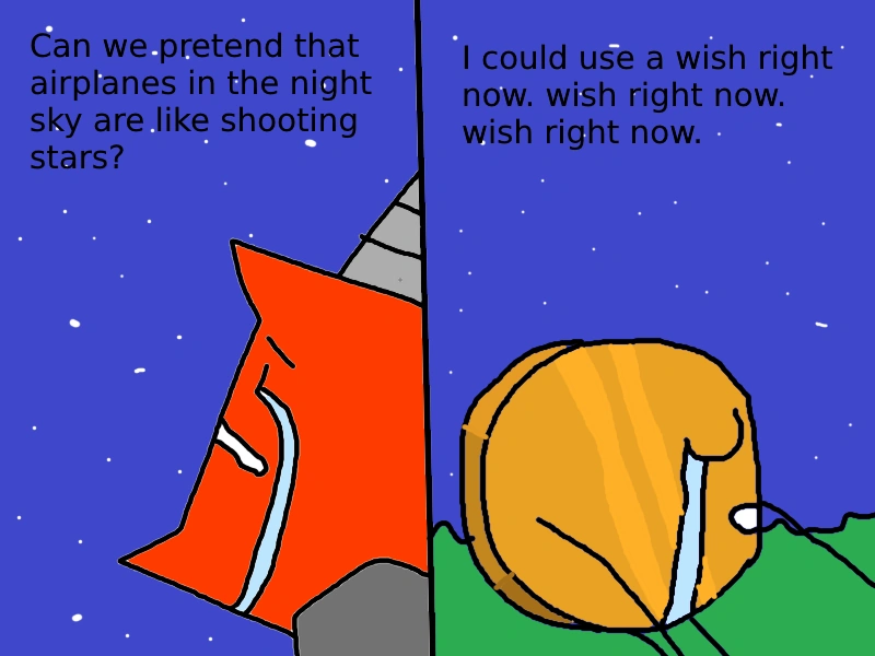 can we pretend that airplanes in the night sky are like shooting stars🥺 ...