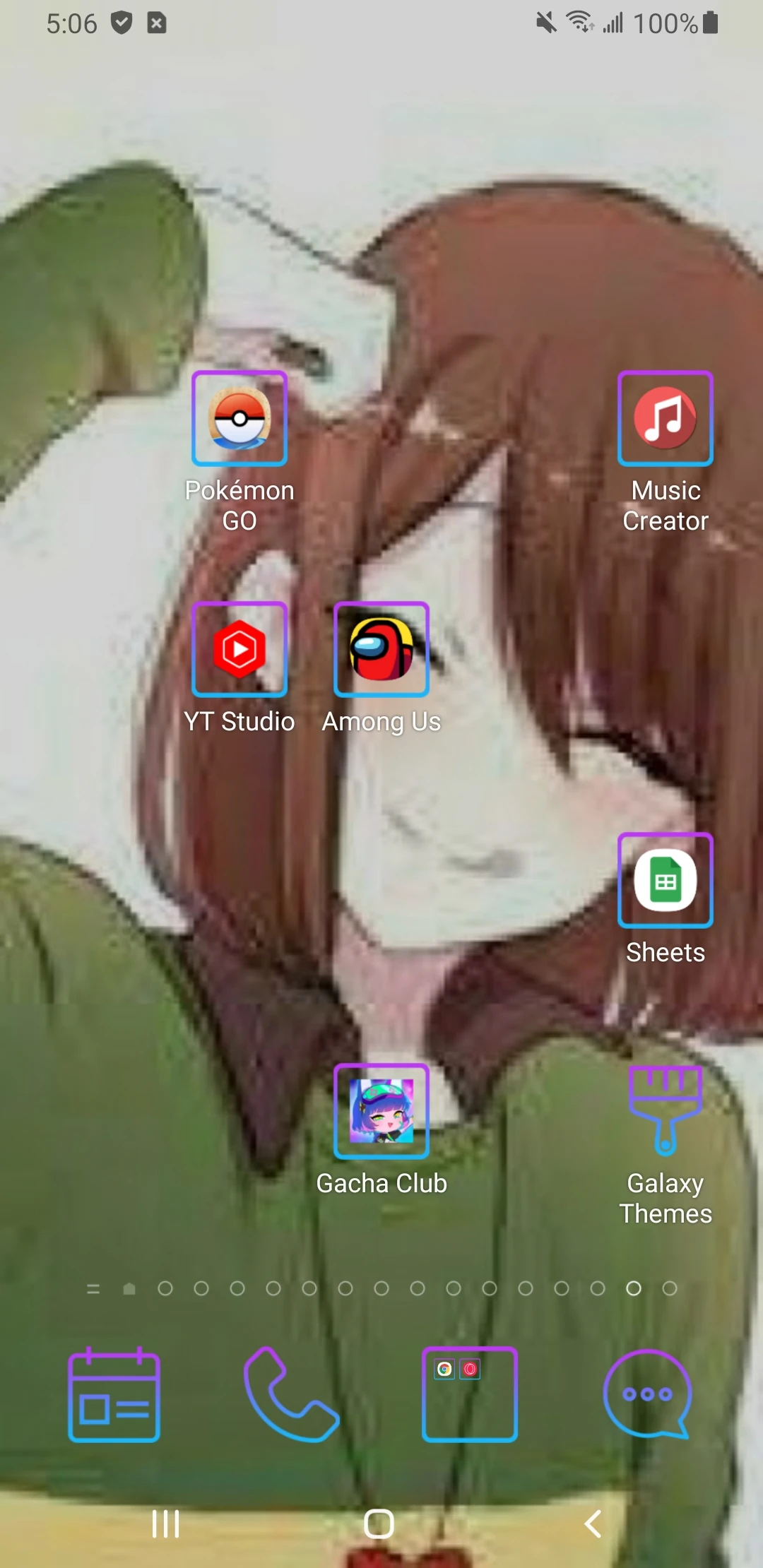 I set Chara as my wallpaper, and my lock screen. | Fandom