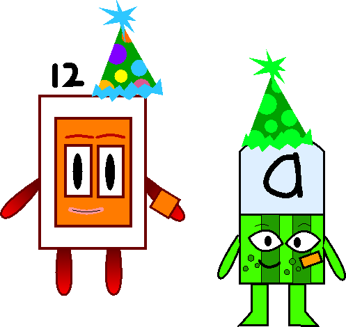 NB 12 and Alphablock A (12 years of alphablocks) | Fandom