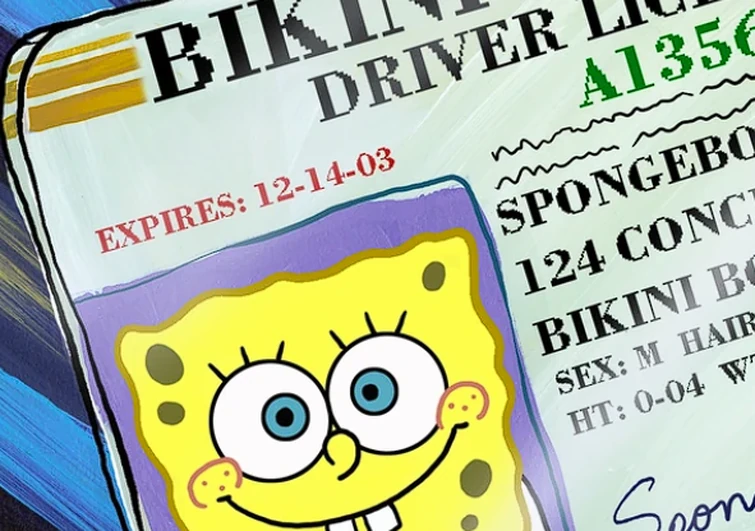 Guys did you know that SpongeBob's drivers license expired December 14 ...