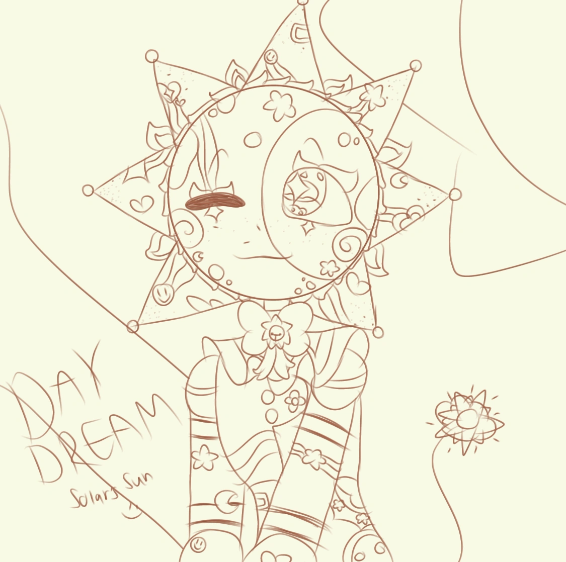 Just a daydream doodle (aka a random au sundrop) | Fandom