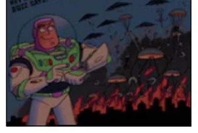 buzz lightyear flying drawing