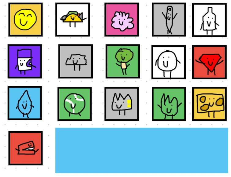 Bfb Voting cards but the assets are pretty bad (16/64) #3 | Fandom