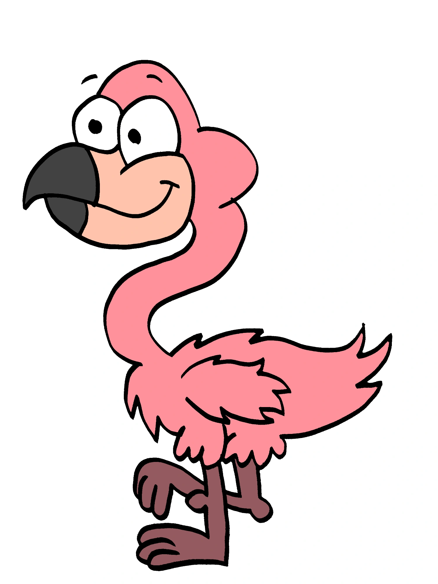 My drawing of a flamingo | Fandom