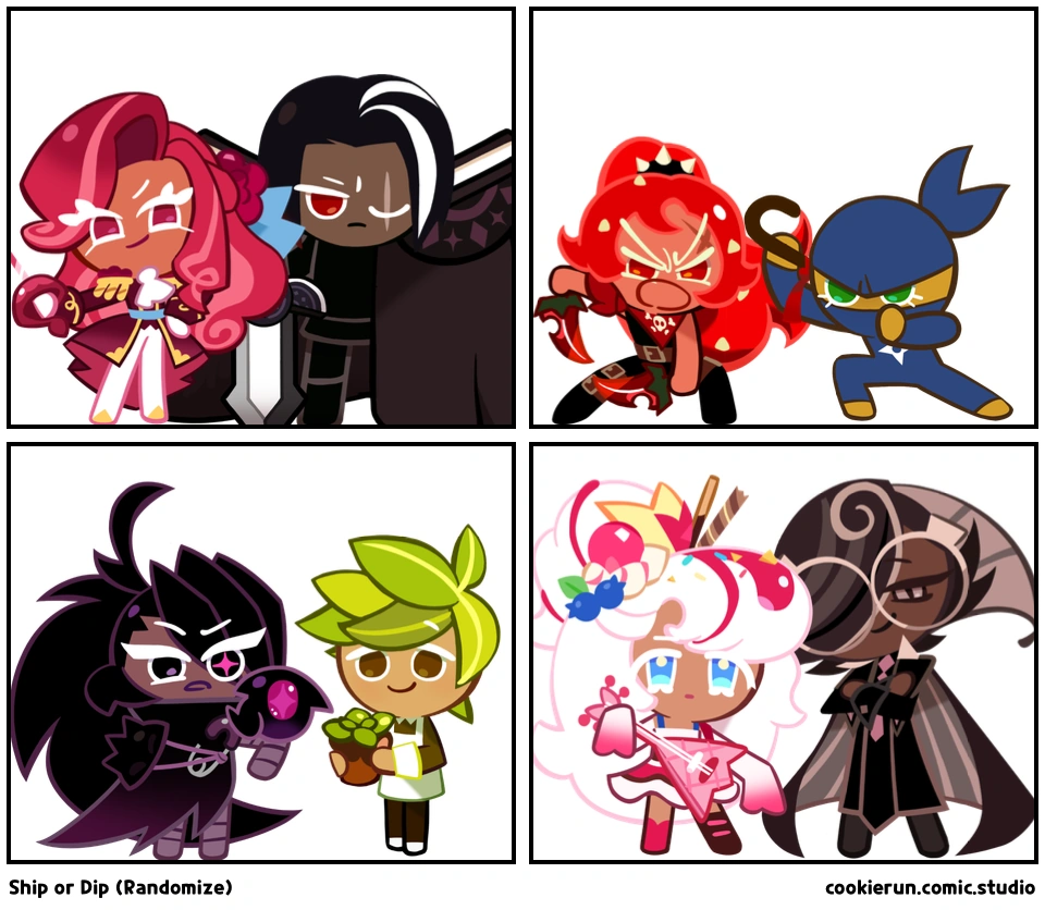 Ship or Dip but it's with a random Cookie Run ship Generator | Fandom