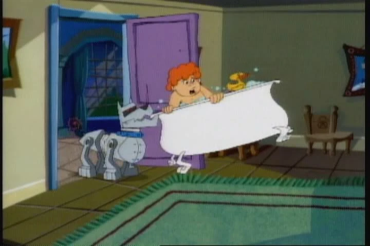 Scene where Red Herring is in his bathtub in A Pup Named Scooby-Doo ...