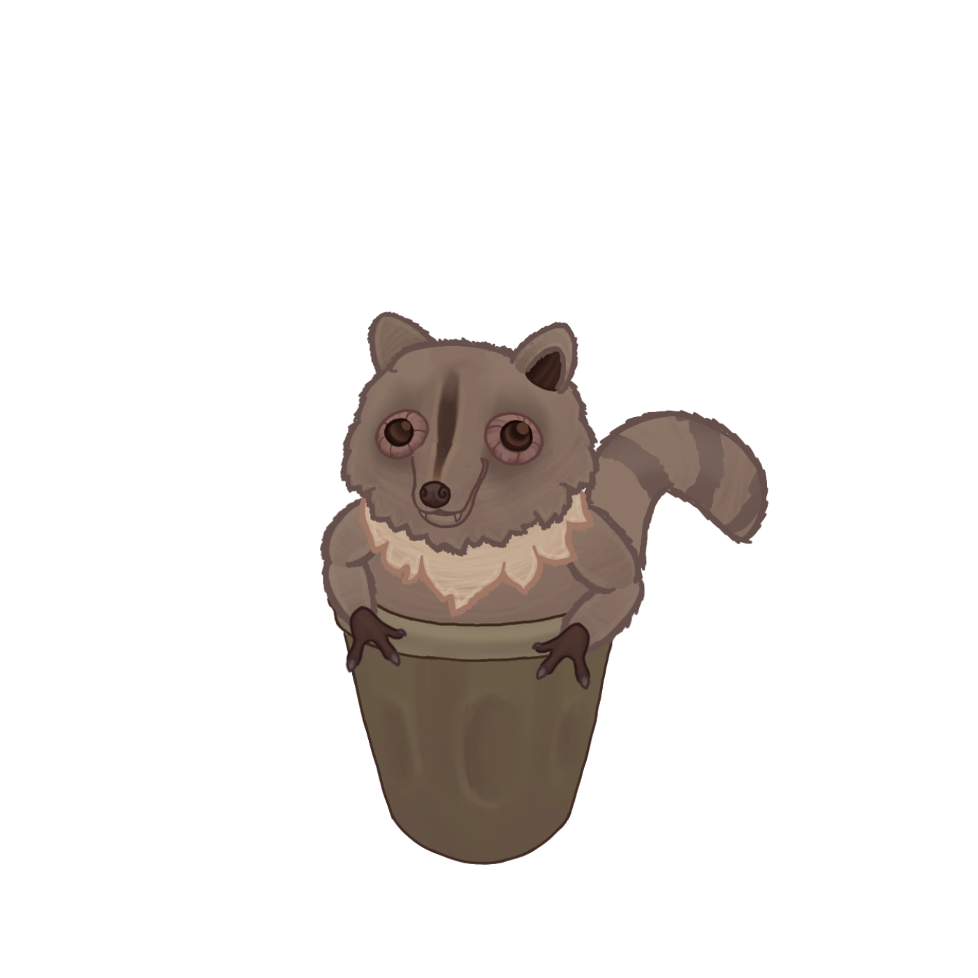 I made this cold and trash element racoon monster | Fandom