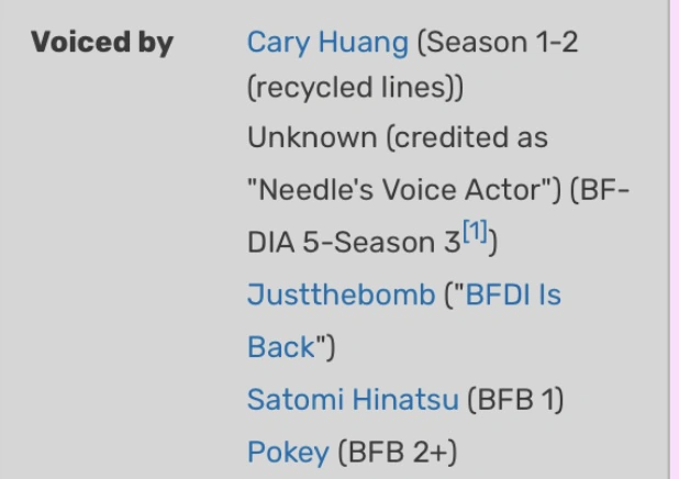 The world will FINALLY be at piece when we discover the unknown Needle ...