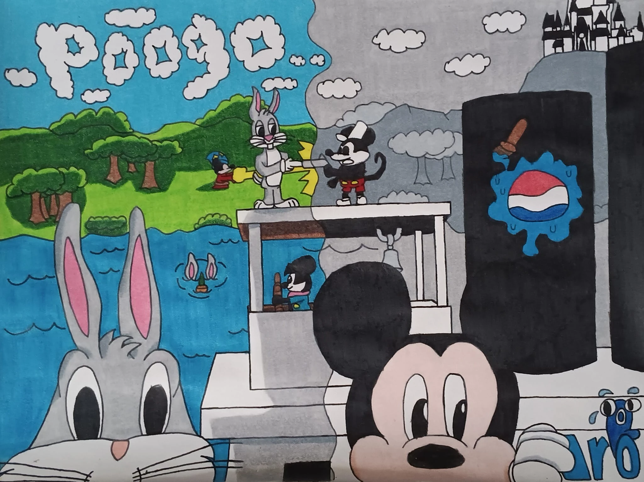 Mickey Mouse vs Bugs Bunny Fan Art(Tribute to Poogo) | Fandom