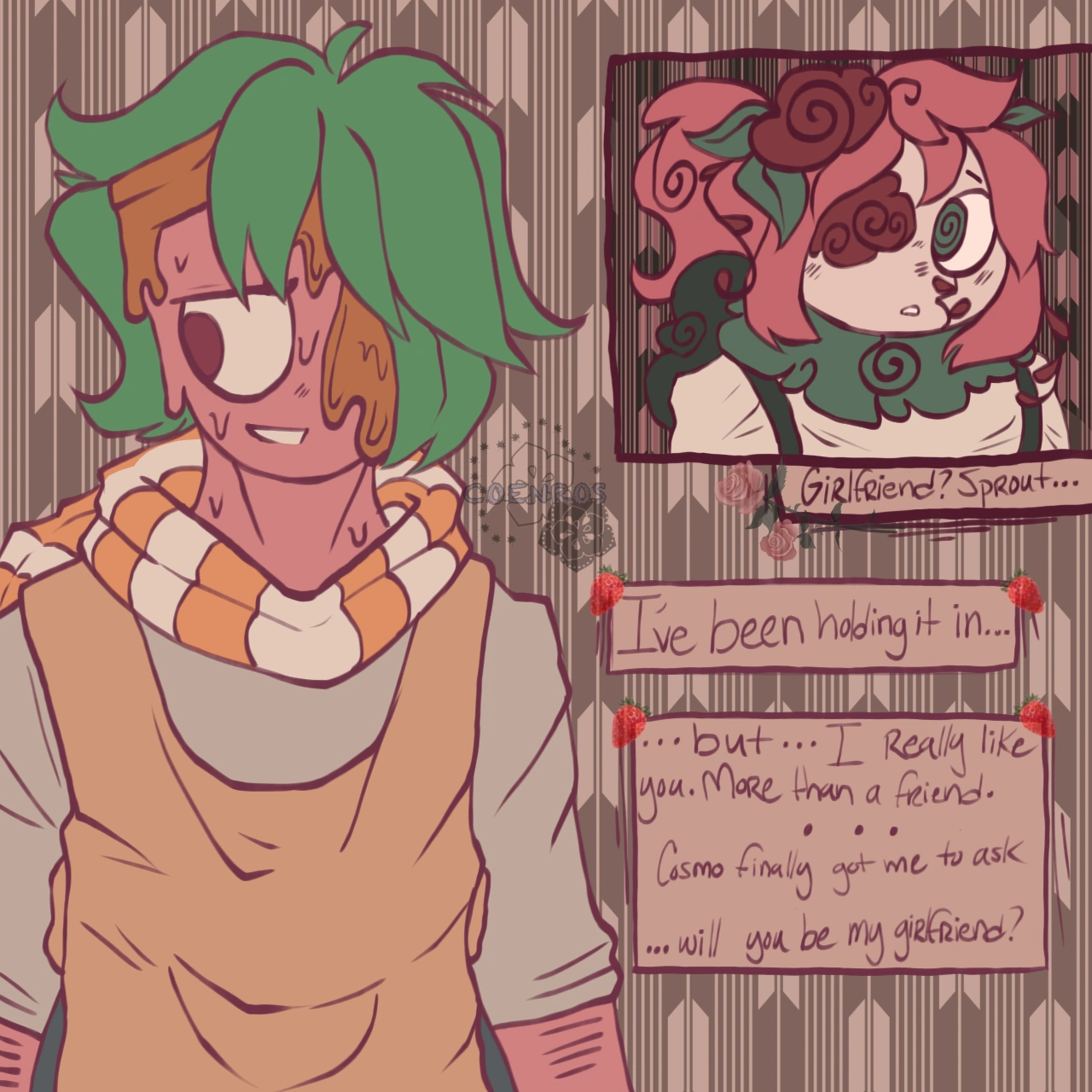 Sprout x My oc art + some story :D | Fandom