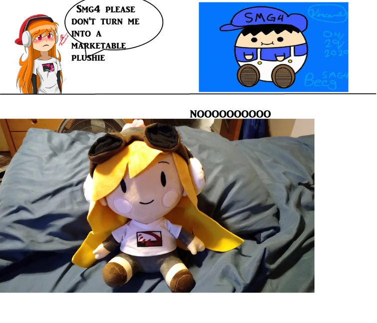 SMG4 made Meggy into a kawaii marketable plushie | Fandom