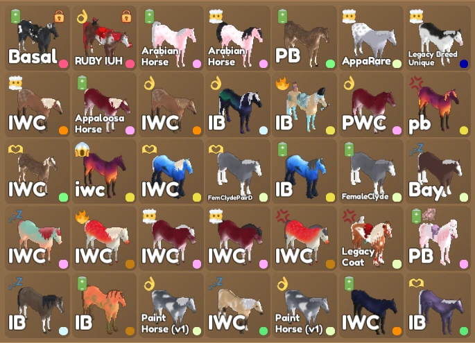 BIG trading post (iuhs, accs, horses, dyes!!) | Fandom