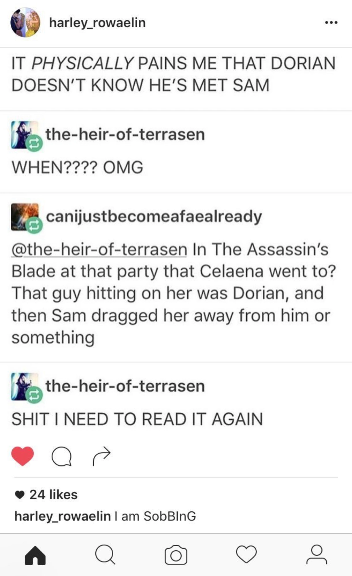 Sam and Dorian | Fandom