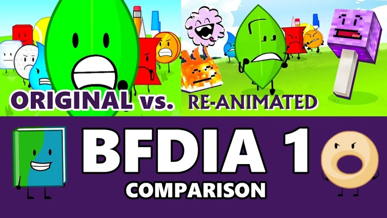 BFDIA 1 Original vs. Reanimated (+all voting screens!) | Fandom
