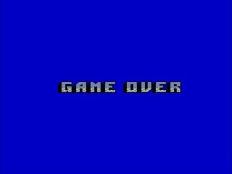 About the "Game Over" screen when you finished Sonic 2 SEGA Game Gear ...