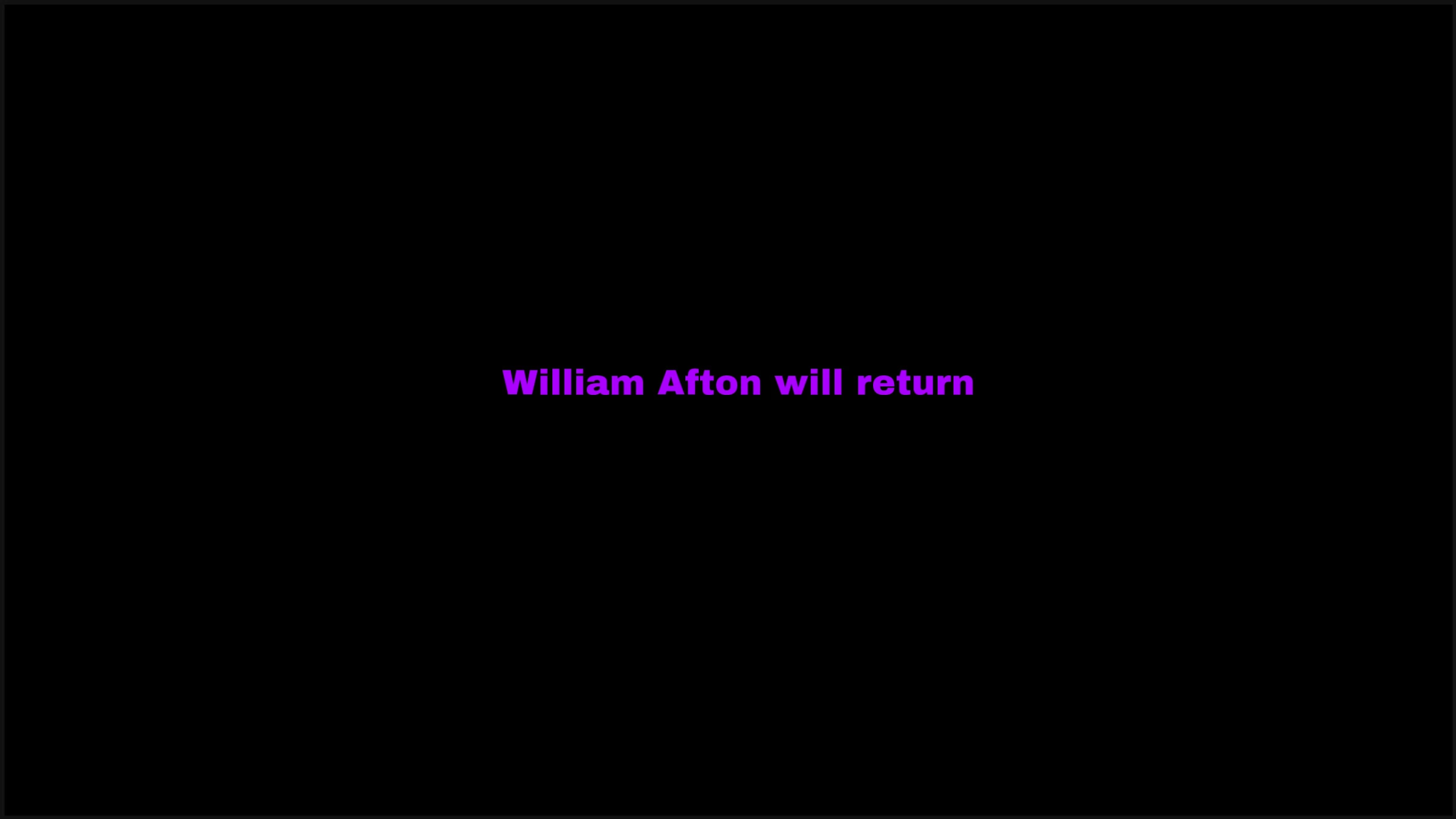 FNAF Movie Post Credit Scene Idea #1 | Fandom
