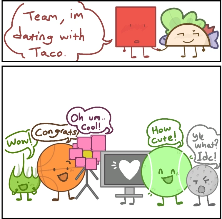 What if ABNTT and BLEH react if Taco and Blocky dating | Fandom