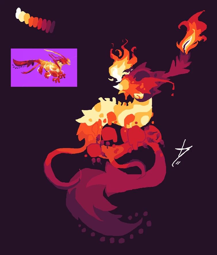 i had a dream novus was a fire warden, so i drew it (and made a skin ...