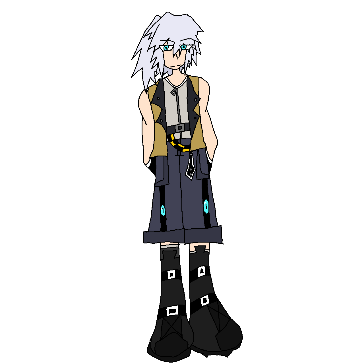 I drew my kh4 Riku design | Fandom