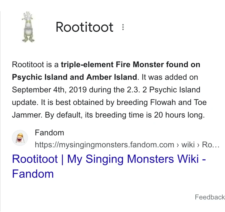front facing rootitoot | Fandom