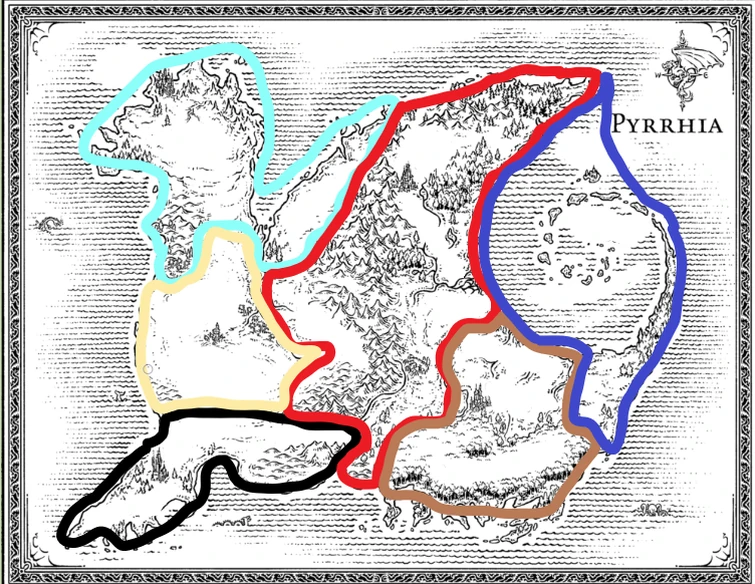 WOF AU Fan Flags and map | Fandom