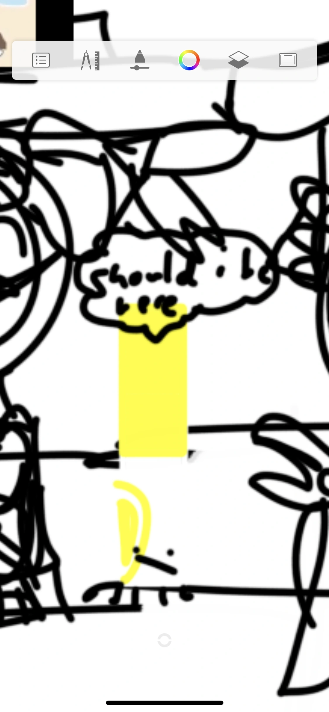 i drew yellow marker in a wip screenshot redraw | Fandom