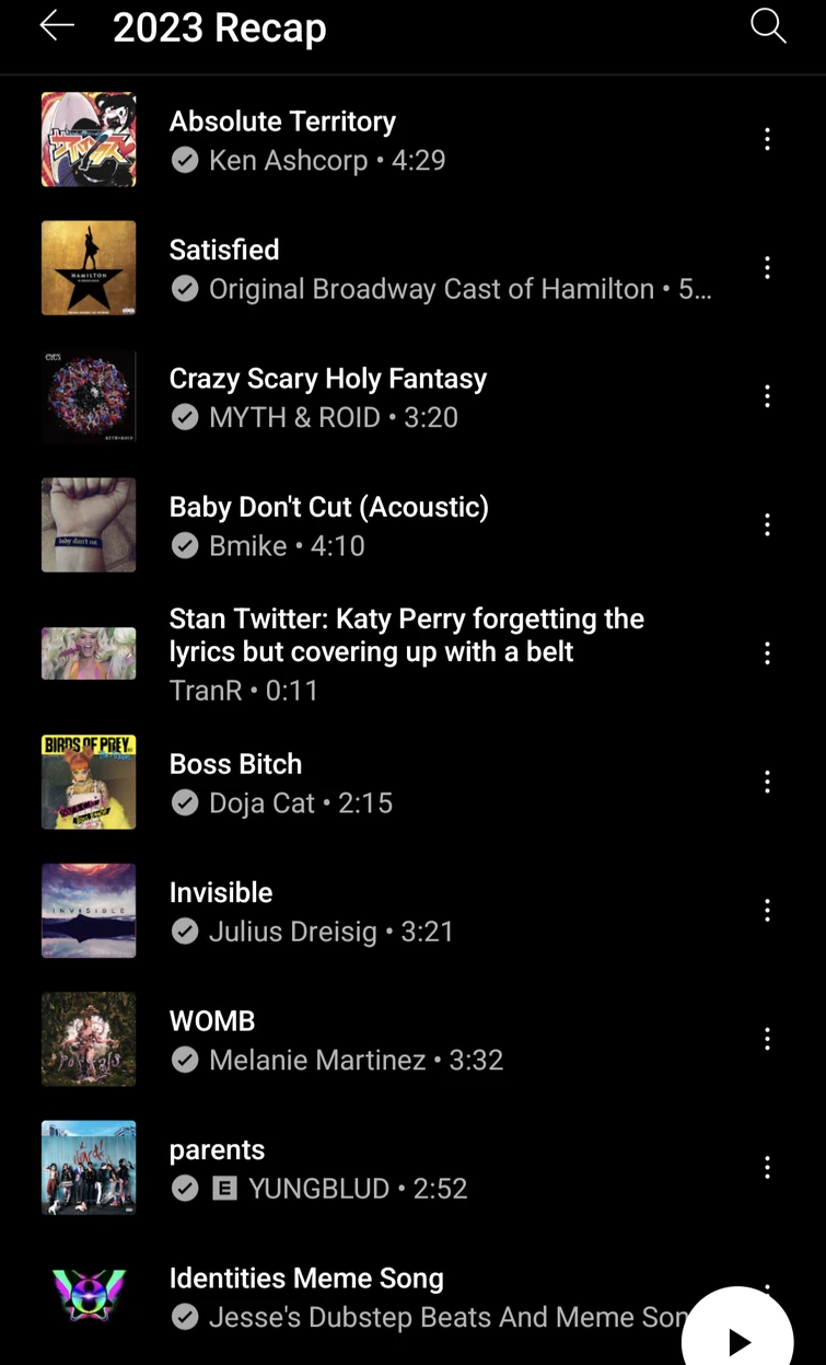 My YouTube music recap songs | Fandom