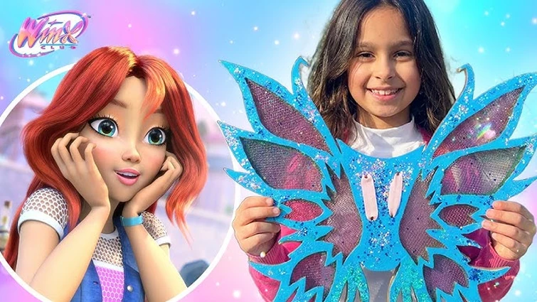 Make your own BLOOM WINGS 🔥 Easy Fairy Wings for Carnival DIY | Winx ...