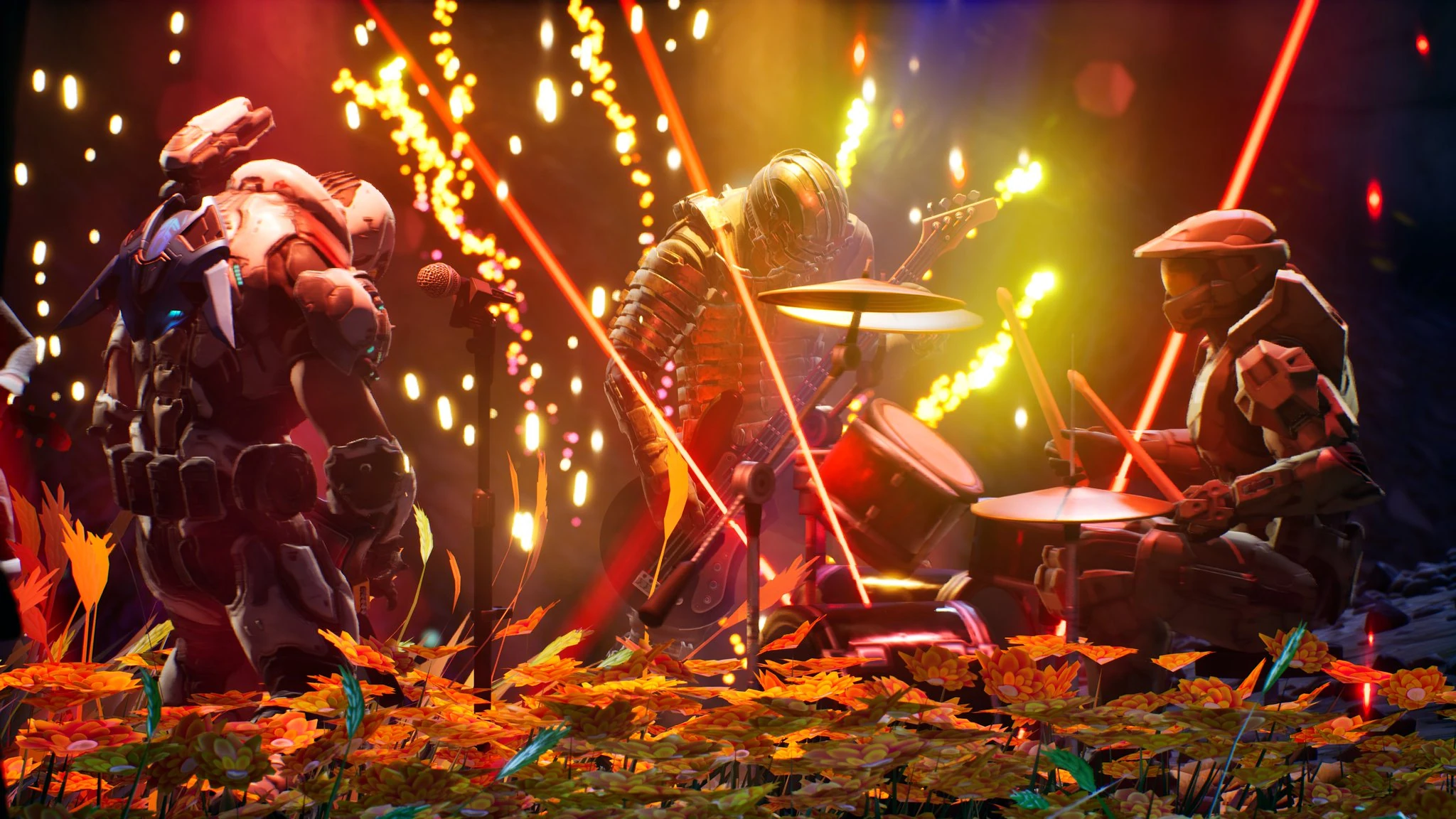 Master Chief and Doom Slayer and Isaac Clark in fortnite. And now we ...