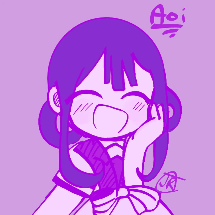 Aoi drawing! | Fandom