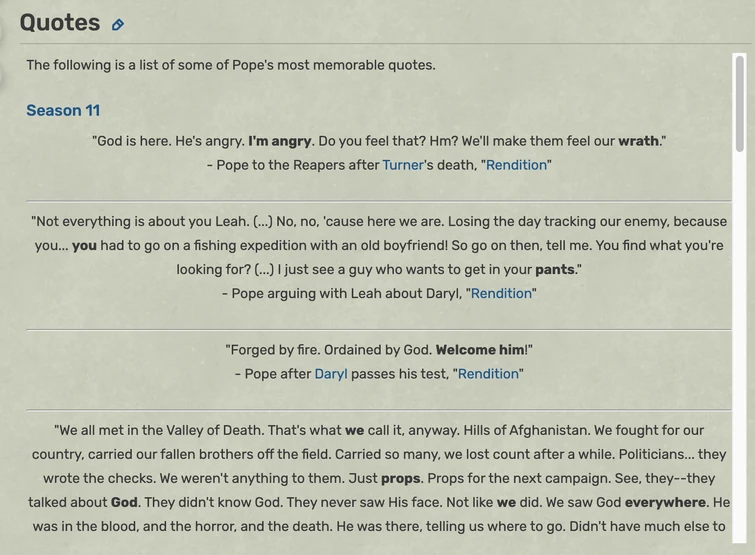 New Quote Section | Fandom