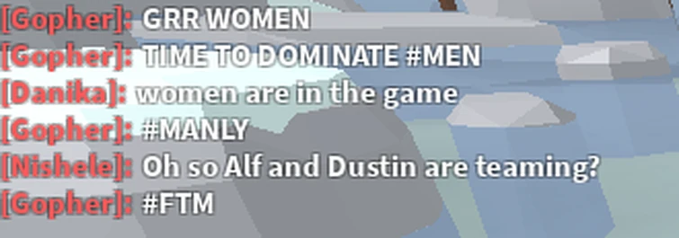 HELP THERE WERE SEXISTS IN MY TRD SERVER | Fandom