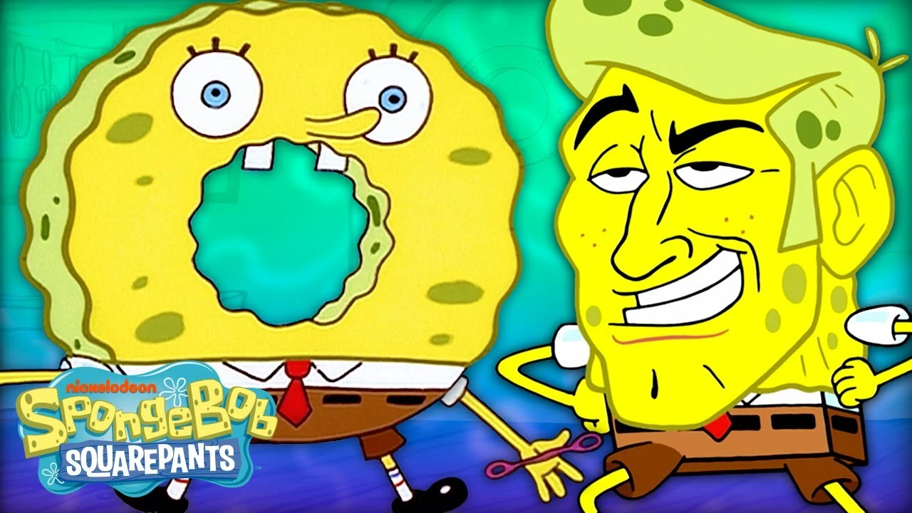 SpongeBob sounds like Mister Tickle | Fandom