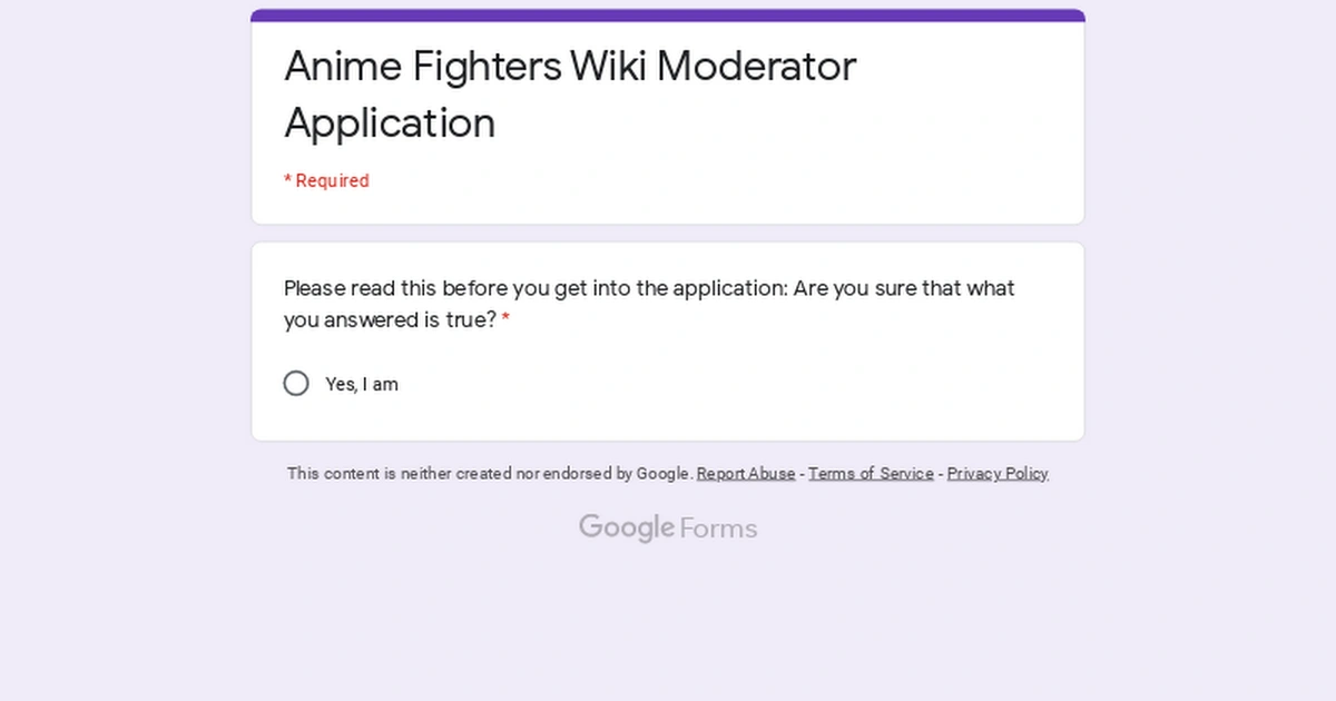 Moderator Application | Fandom
