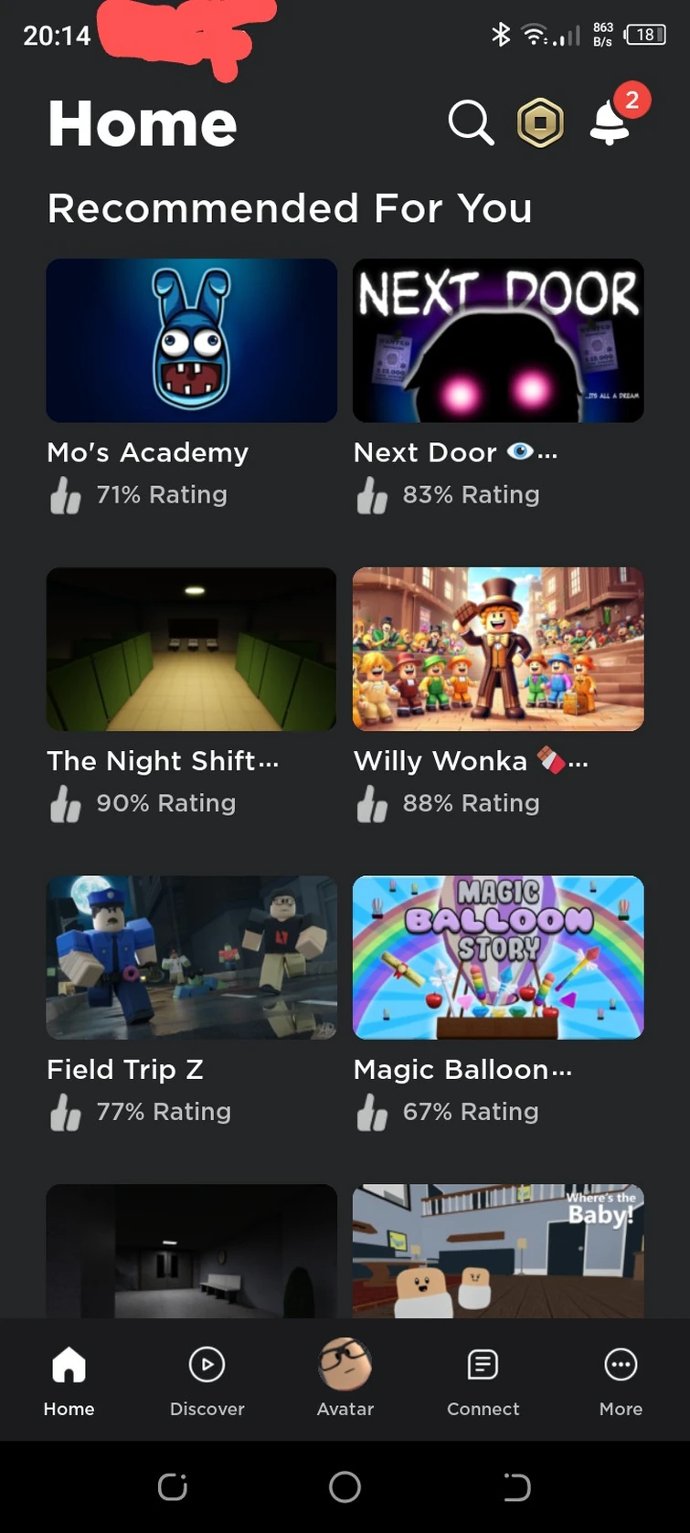 New Roblox Home GUI | Fandom