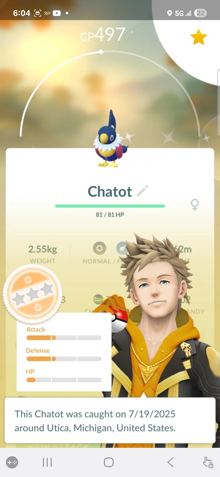 Shiny Chatot in just 4 encounters! | Fandom