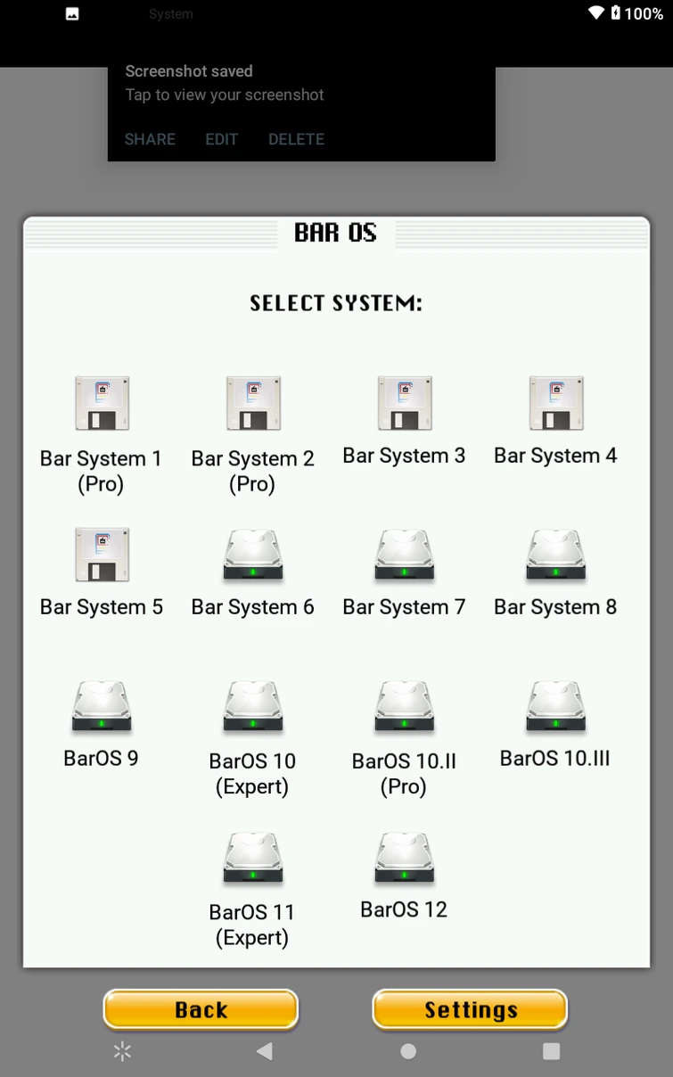 BarOS Progress (ignore screenshot notification) | Fandom