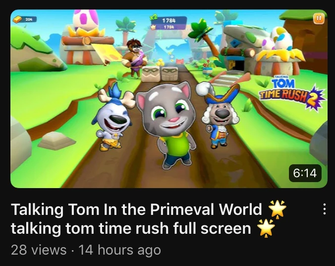 This Thumbnail Stole The Talking Tom Time Rush 2 Logo! | Fandom