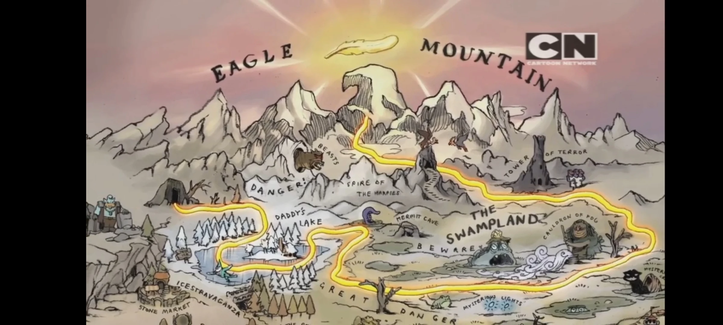 Map for Ivandoe chapter 5 | Fandom