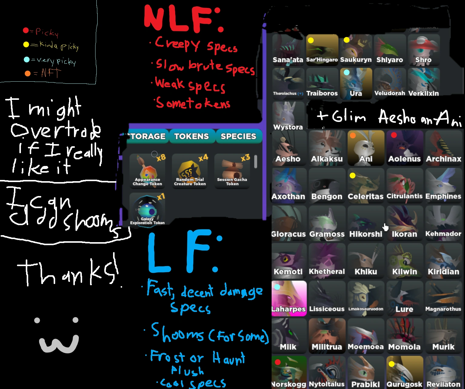 What from my inv would be fair for Frost drag plushie? | Fandom