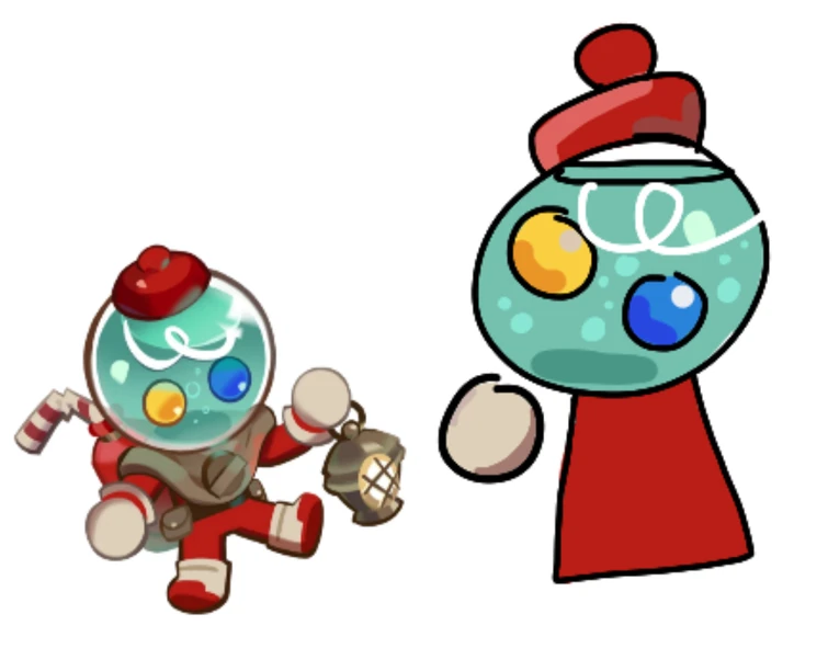 I tried drawing diver cookie and… | Fandom