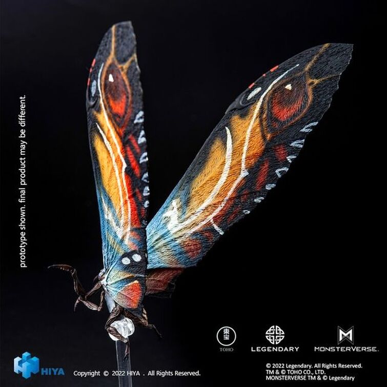 nueva figura de mothra de parte de hiya toys | Fandom