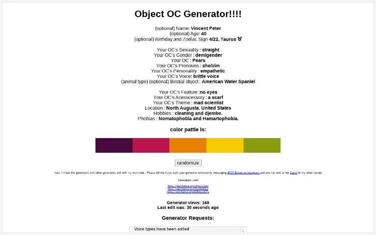 Object OC adoptables! | Fandom