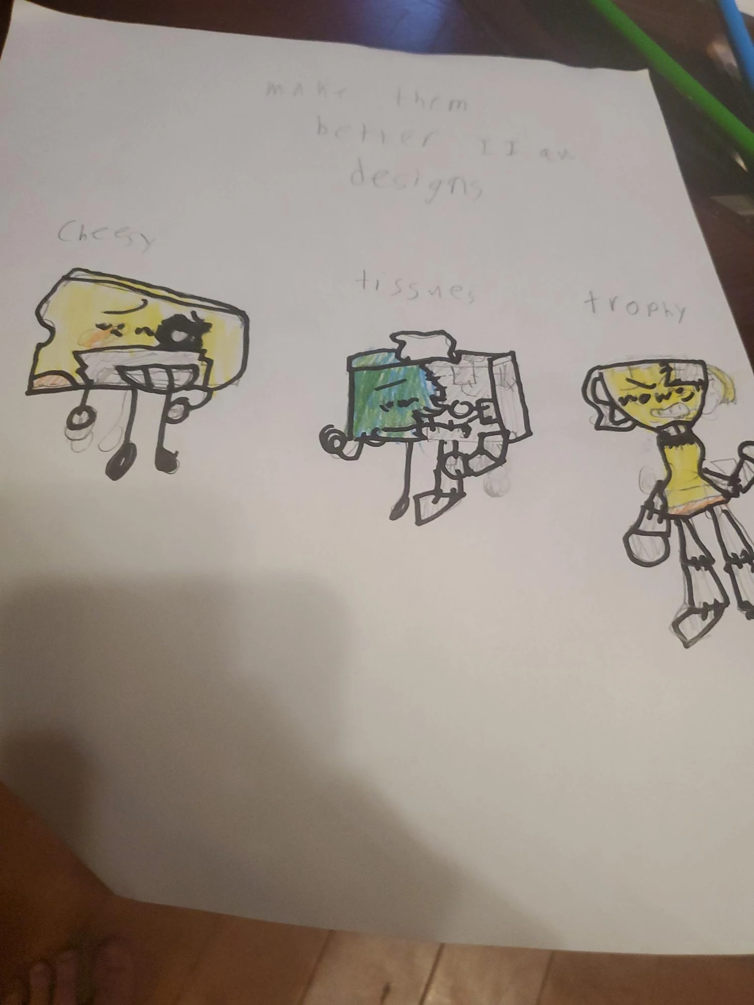 Silly designs for an inanimate insanity au | Fandom