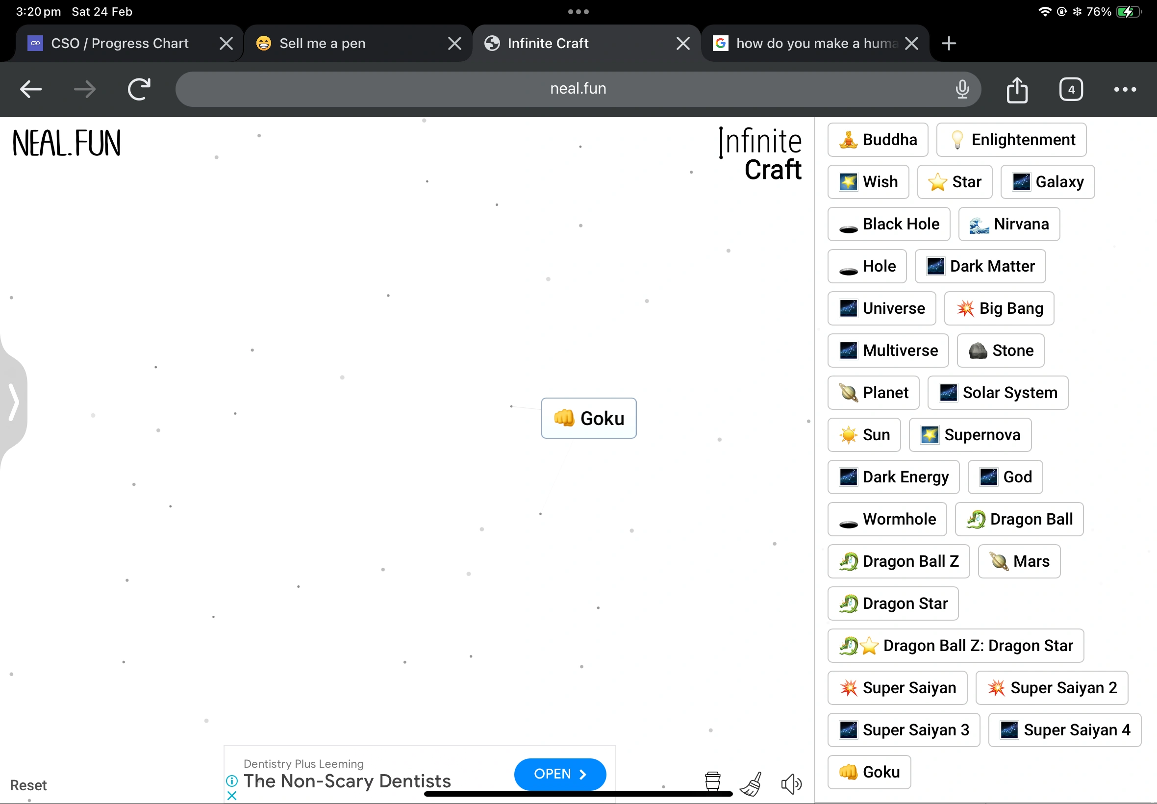 I was trolling around in infinite craft… | Fandom
